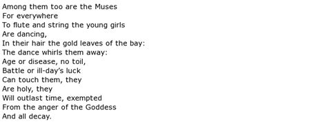 Pindar Poems My Poetic Side