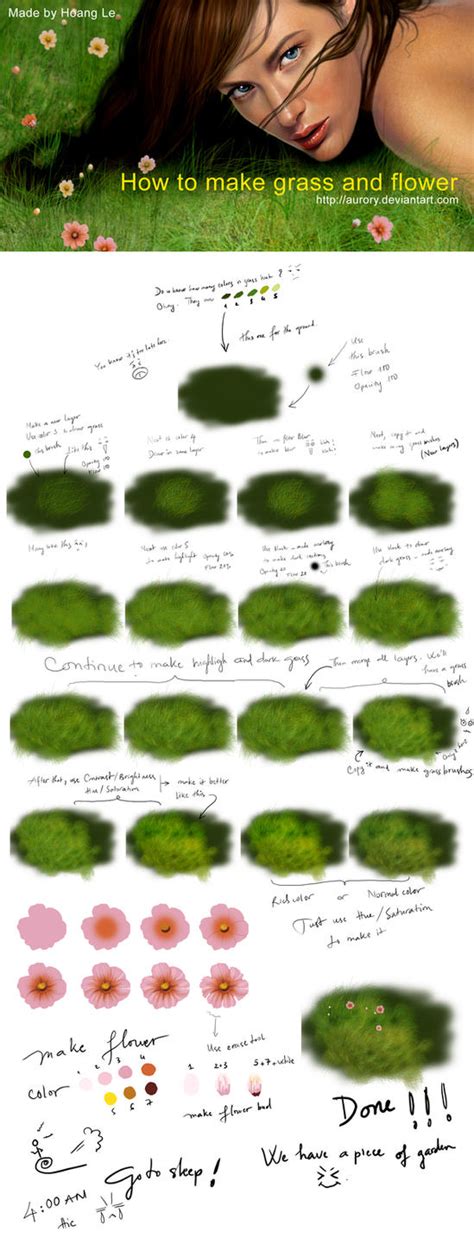 How To Make Grass By AURORY On DeviantArt