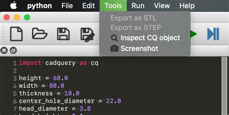 Export As STL STEP Not Working On MacOS 10 15 4 Issue 128 CadQuery CQ Editor GitHub