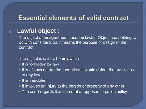Essential Of Valid Contract PPTX