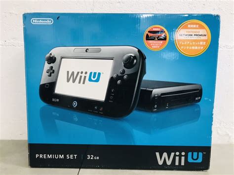 B0213 23 Nintendo Wiiu本体 プレミアムセット 32gb 黒 Wup 101 01 Wii U本体 ｜売買された