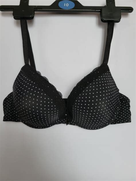 Чорний бюстгальтер у горох — ціна 85 грн у каталозі Бюстгальтери Купити