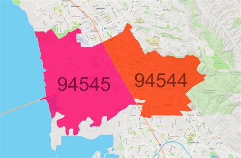 Zip Codes In Hayward