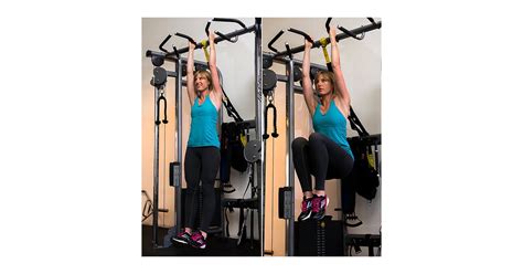 Lower Abs Hanging Ab Curls Ab Exercises POPSUGAR Fitness Photo
