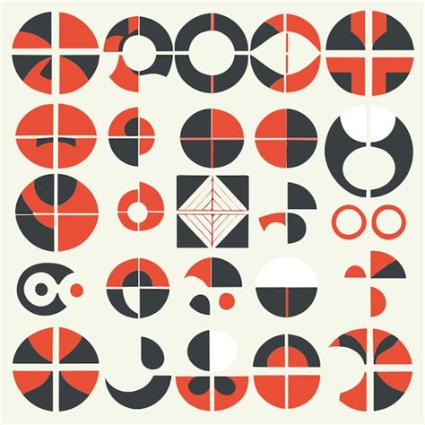 Abstract Geometric Patterns Vector Illustration Flat 2 Premium Ai Generated Vector