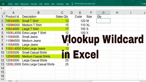 Excel Vlookup With Wildcards Advance Vlookup Formula Shorts Youtube