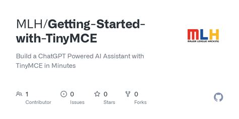 Github Mlhgetting Started With Tinymce Build A Chatgpt Powered Ai