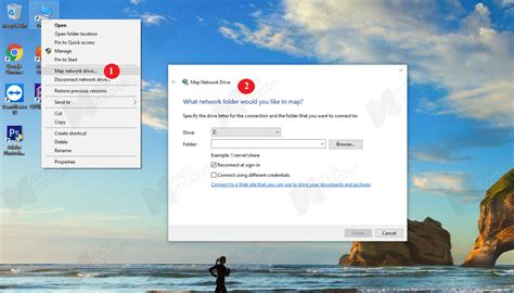 Windows คู่มือการ Mapping Drive บน Desktop Blog Mail Master Email Hosting อีเมล บริษัท
