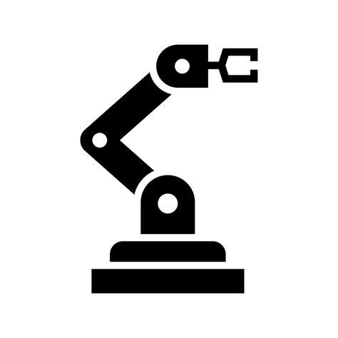Industrial Robot Icon Vector Symbol Design Illustration 26221470 Vector