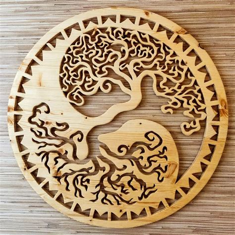 Yin Yang Tree Of Life Meaning Tree Of Life Wood Carving Designs Scroll Saw Patterns Free