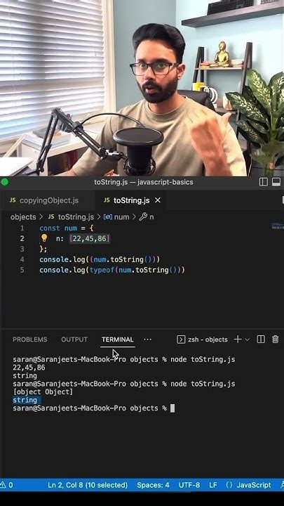 How To Use Tostring Method In Javascript Youtube