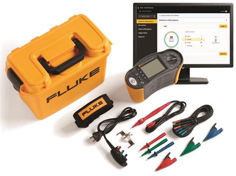 Fluke 1663 De Ftt Kit Installationstester Vde 0100 Rcd A Ac B B Sw Trutest Linzenz Code