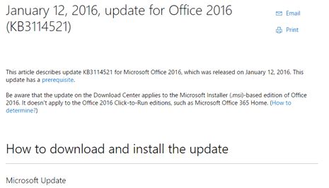 January 2016 Office Hidden Bug Fixes And Mysteries Office Watch