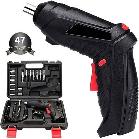 Electric Screwdriver Usb Rechargeable Cordless Drill Bits Set 12v 3ah
