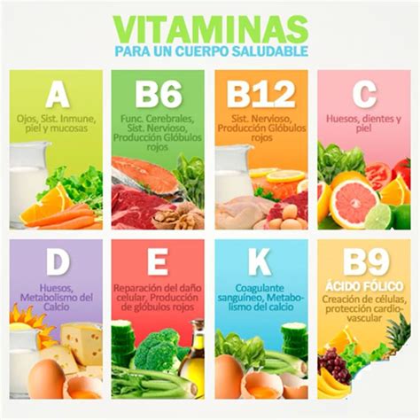 Vitaminas Y Sus Funciones