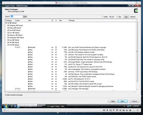 Transferring Linux Or Mac Perl Scripts To Windows Cygwin