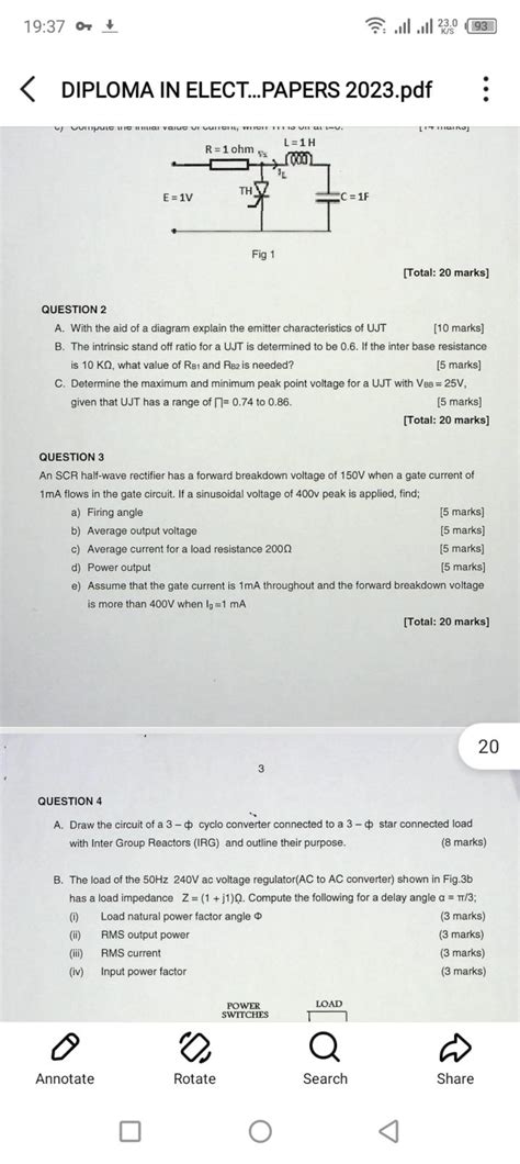 Question 2 A With The Aid Of A Diagram Explain The Emitter Characteristi