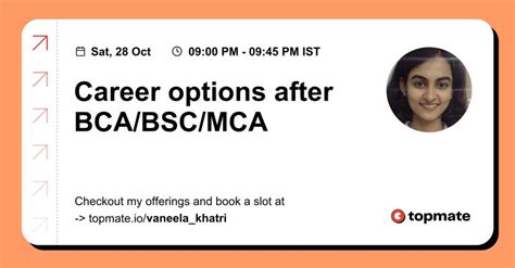 Join Our Webinar On Career Options After Bcabscmca Vaneela Khatri Posted On The Topic Linkedin