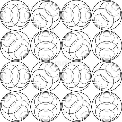 Seamless Monochrome Background Stock Vector Illustration Of Retro