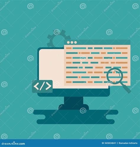 Debugging Process Icon Cartoon Vector 351630799