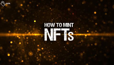 How To Mint NFTs On Ethereum Xapa Wallet