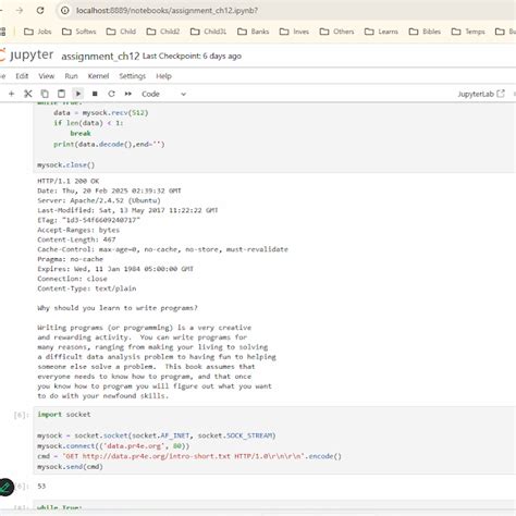 Using Python To Access Web Data By Ai Recording Notes 01a