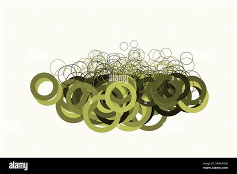 Conceptual Background Circles Bubbles Sphere Or Ellipses Pattern For Design Vector