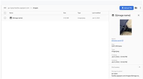 Javascript Firebase Storage New Image Upload Doesnt Have A Unique