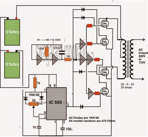 600va Inverter Circuit Diagram Pin On Aristech