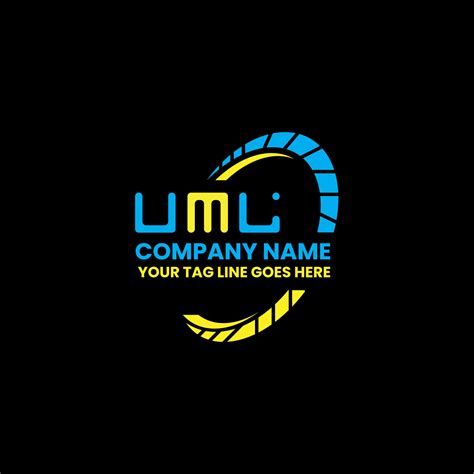 Uml Letter Logo Vector Design Uml Simple And Modern Logo Uml Luxurious Alphabet Design