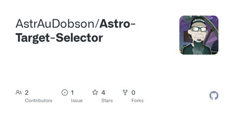 Astro Target Selector At Main · Astraudobsonastro Target Selector