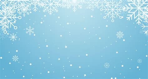 Winter Background Abstract Snowflake Border Snowfall Backdrop Winter