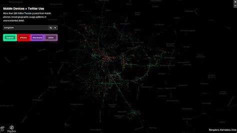 New Heat Map Plots Twitter Mobile Usage Across Cities Android Dominates In India Technology News