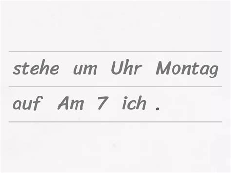 Der Alltag Von Einer Studentin Unjumble