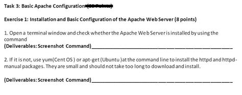 Solved Task 3 Basic Apache Configuration Exercise 1