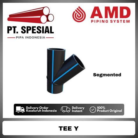 Jual Tee Y Segmented Hdpe Tee Y Hdpe Tee Y Segmented Butt Fusion 12 2 Od 63mm