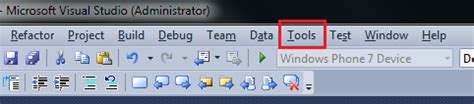 Add External Tools All In One Code Framework V To Visual Studio