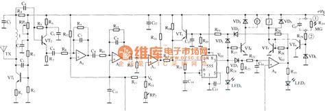 SX 6 Human Sensor Switch Block Diagram And Circuit Schematic Diagram Automotive Circuit