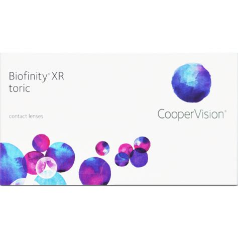 Buy Biofinity Xr Toric Contact Lens Online Lens Com