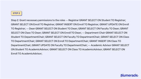 Solved Given The Following Relational Schema Write A Sql Script That