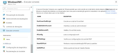 Executar Scripts Em Uma Vm Do Windows No Azure Usando A Ação Executar Comandos Azure Virtual