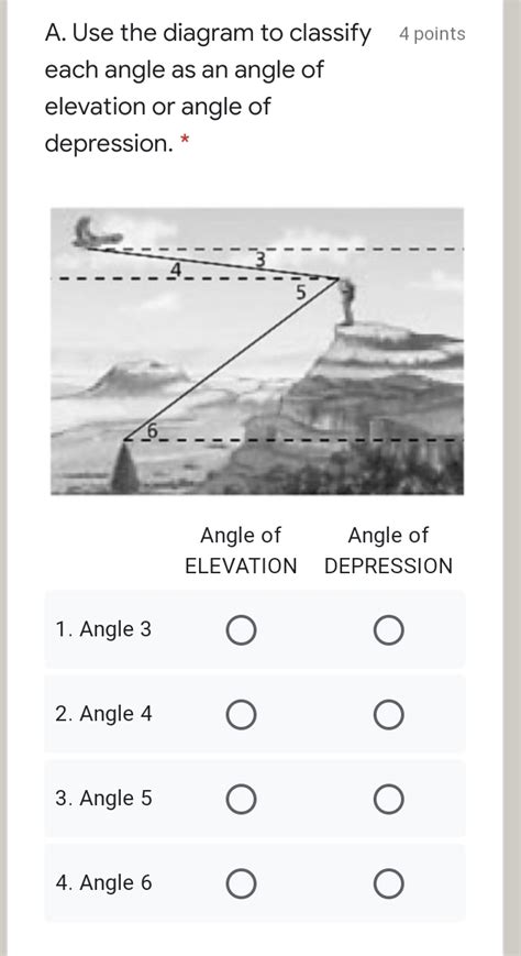 solved a use the diagram to classify 4 points each angle as an angle
