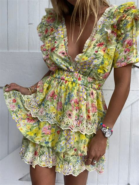 Aldina Dress Rainbow Skies