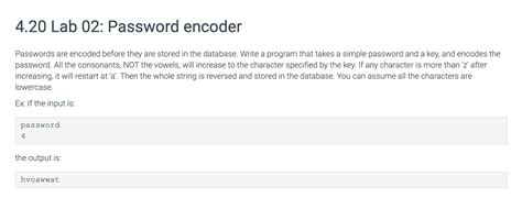 Solved In C Please Lab Password Chegg Com