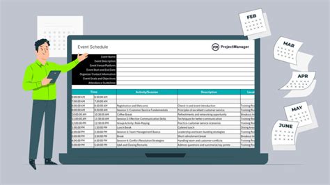 Event Schedule Template For Excel Free Download