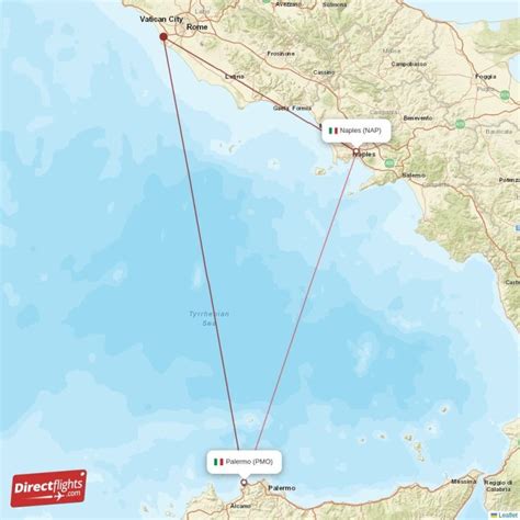 Direct Flights From Palermo To Naples Pmo Nap
