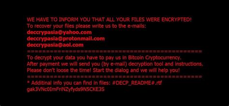 How To Remove Decp Ransomware And Decrypt Decp Files Cureyoursystem