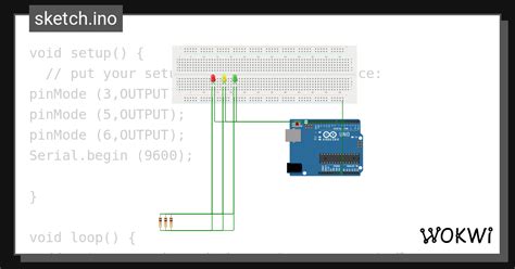 Traffic Lights Wokwi Esp32 Stm32 Arduino Simulator