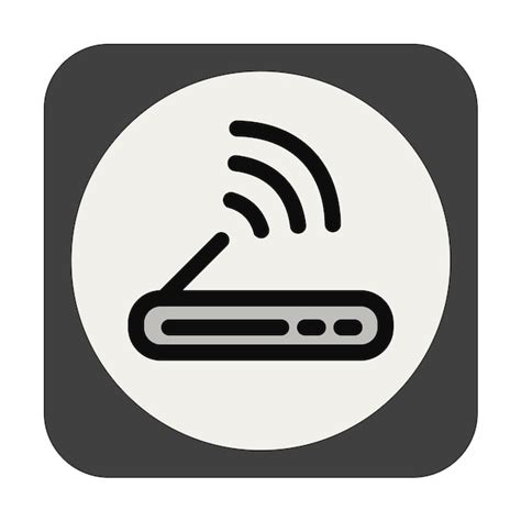 Premium Vector Router Icon
