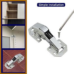 Soft Close Cabinet Hinges 90 Degree Surface Mount Hidden Spring